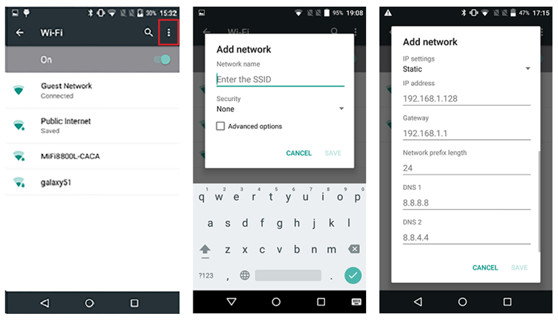 Configuring PAX Terminal Wi-Fi Connections